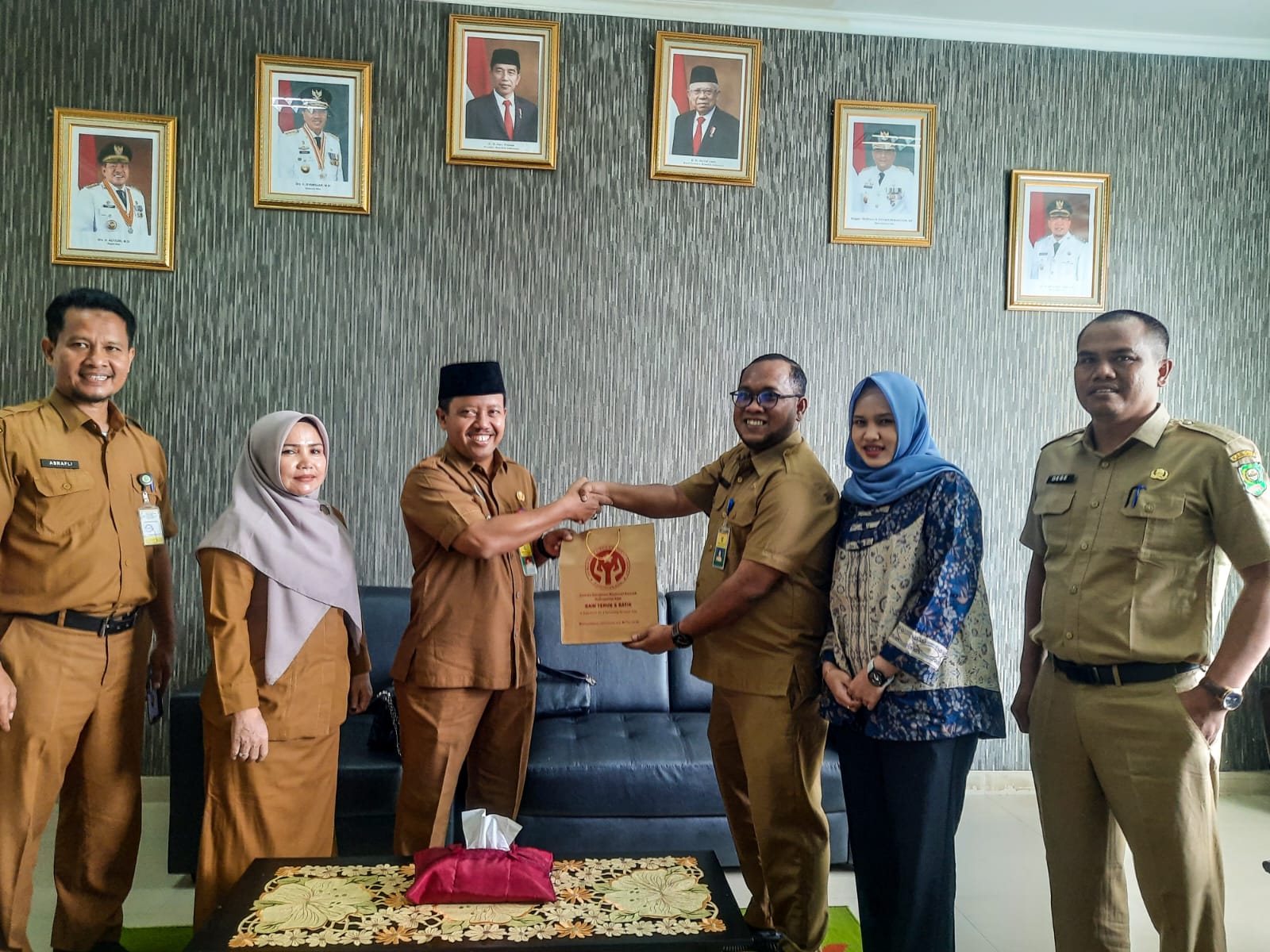 Kabag Adwil Pertanahan Kabupaten Siak, Gelar Sertijab dan Pengantar Tugas